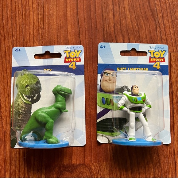 Pixar | Toys | Nwt Pixar Toy Story Figurines Rex Buzz Lightyear | Poshmark